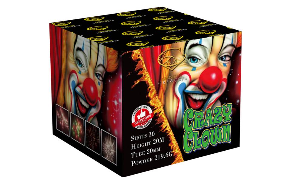 Crazy Clown - 36 Shots - SX Fireworks